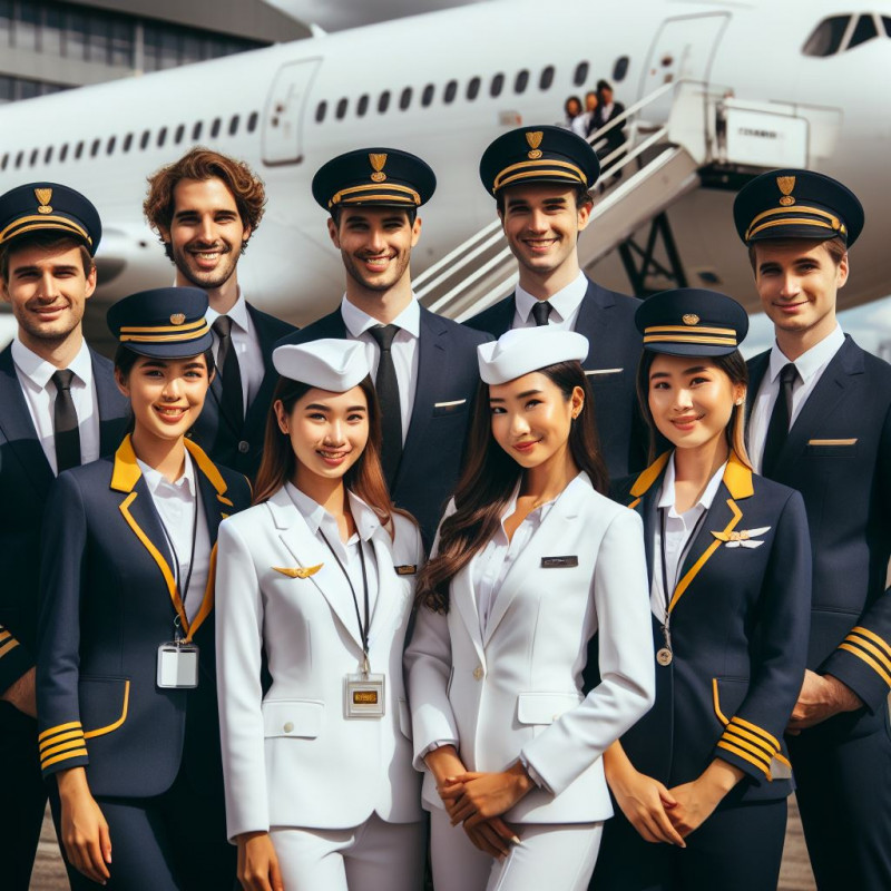 Stylish Airline Uniforms: Elevate Your Crew's Look with Trendy Designs