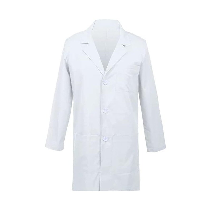 White lab coat for doctors, nurses, students and professionals.